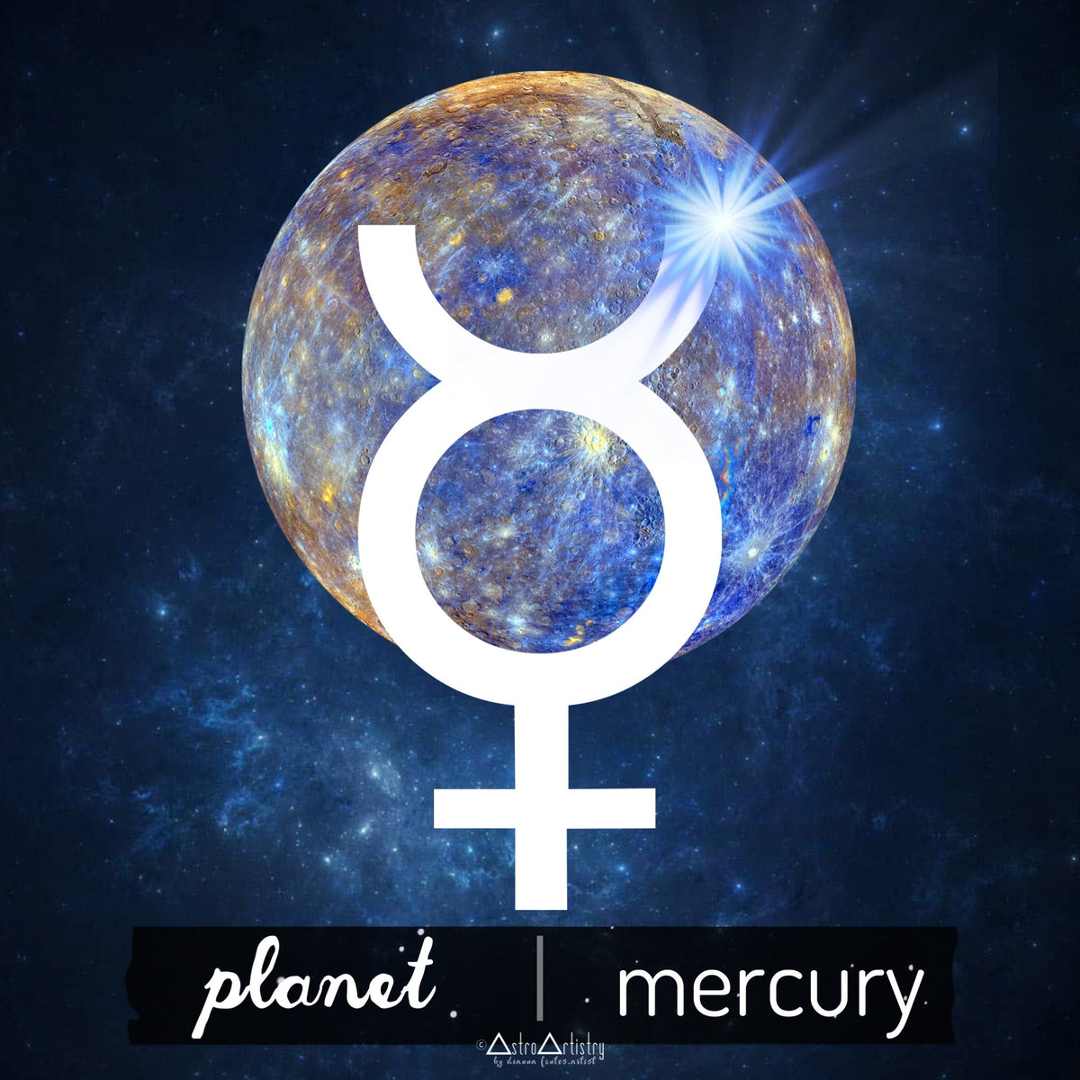 MERCURY | Planet Of Information – AstroArtistry | by dianna fae